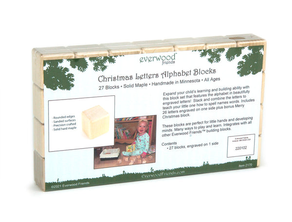 27 pc Christmas Alphabet Blocks - Everwood Friends