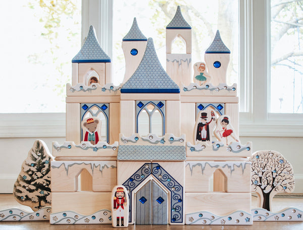 LIMITED! Snowy Pine Tree Maple Gem Block – Everwood Friends